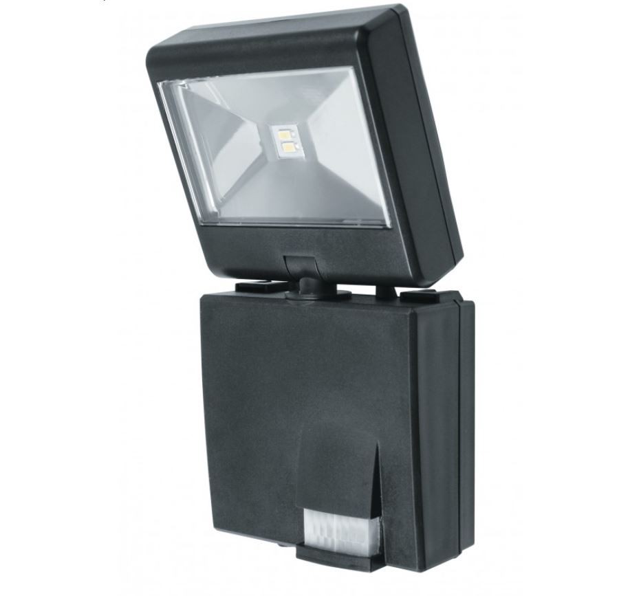 Faro Da Parete Led Orientabile A Batteria Con Sensore Movimento IP44