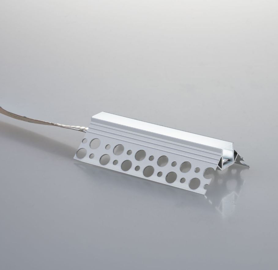 Profilo Angolare Da Incasso Cartongesso 2mt Per Strip Led Ridge Intec Light